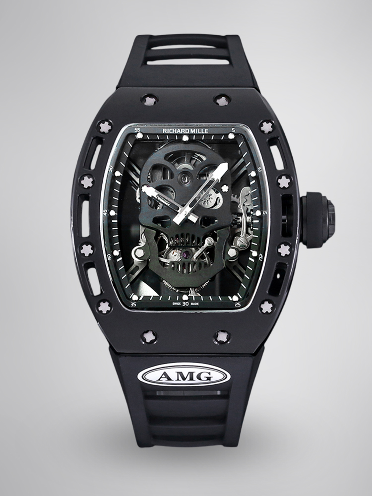 Swiss Richard Mille RM 052 Replica Watch – Skeleton Tourbillon, Skull ...