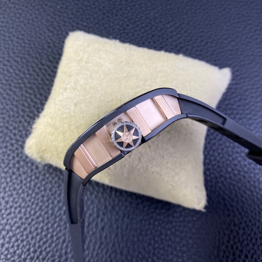 Best Swiss RM47 Black Samurai Tourbillon Replica Watch